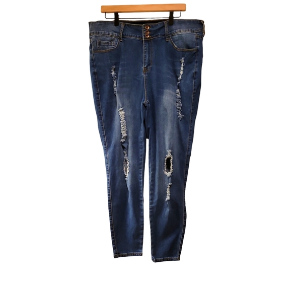 Mia & Moss | Jeans | Mia Moss Jeans Skinny 3 Snaps Zipper Stretchy ...